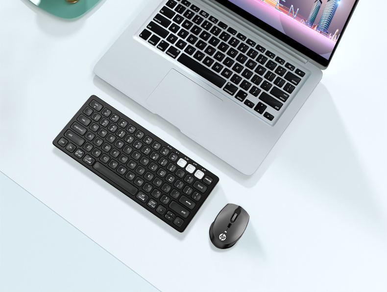 惠普（HP）CS750 无线键鼠套装 无线蓝牙双模式键鼠套装 轻薄小尺寸